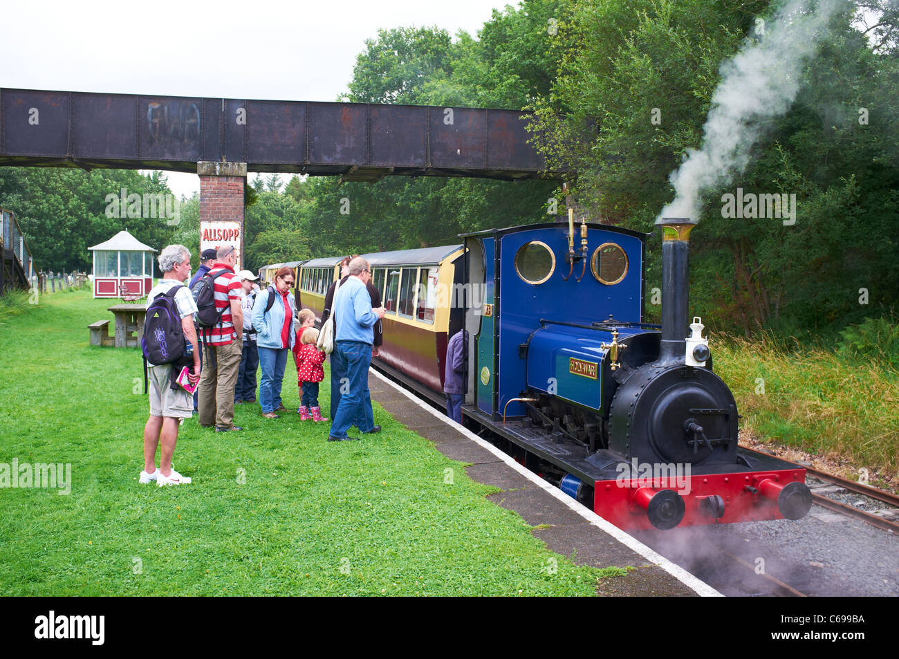 Bala Lake Railway Station North Wales UK Stock Photo - Alamy