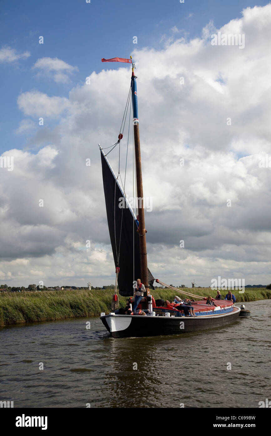 Wherry Albion Norfolk Broads Stock Photo - Alamy