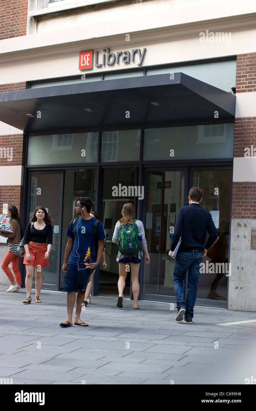 London School of economics library entrance Stock Photo - Alamy
