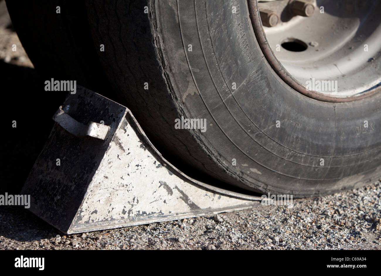 Wheel Chock High Resolution Stock Photography and Images - Alamy