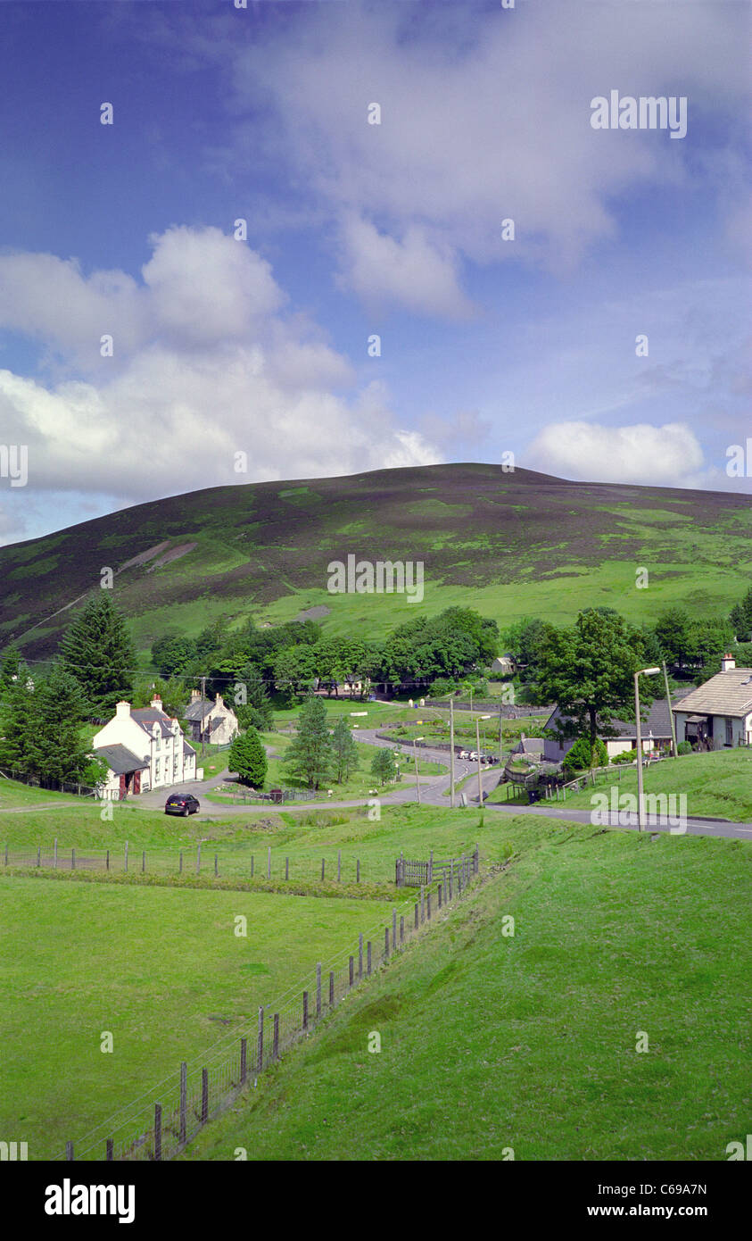 Village of Wanlockhead nestled in the Lowther Hills, Nithsdale ...