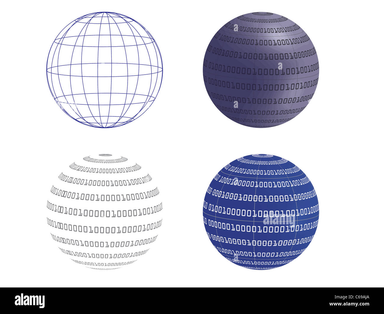 digital world vector illustration Stock Photo - Alamy