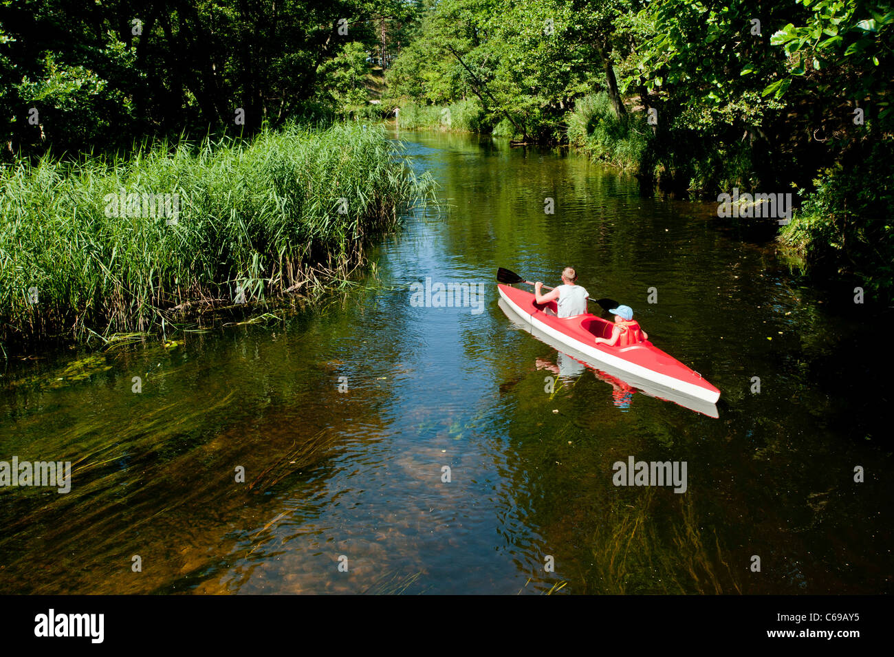 River Piasnica, Baltic sea coast, Debki, Poland Stock Photo - Alamy