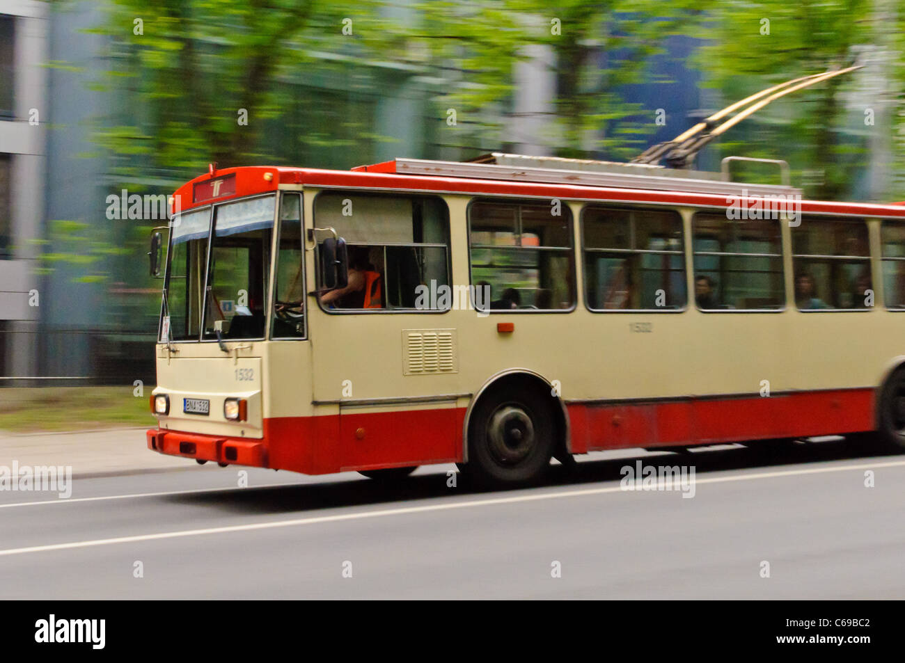 Trolley bus vilnius lithuania hi-res stock photography and images - Alamy