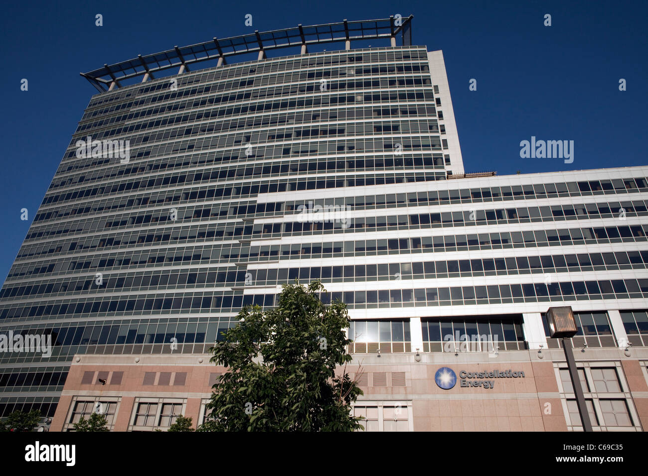 A view of Constellation Energy's headquarters in Baltimore, Maryland ...
