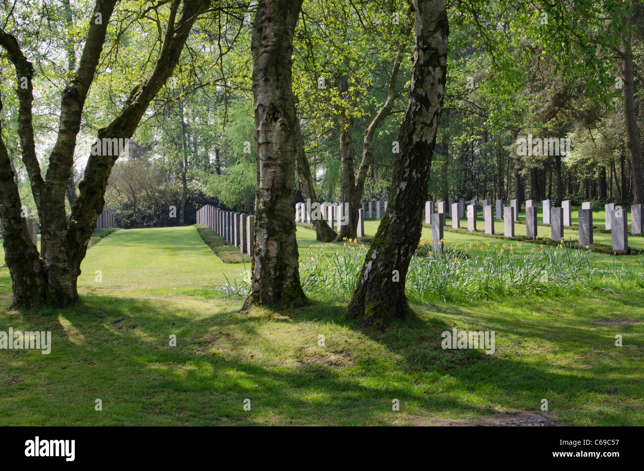The German military cemetery, Cannock Chase, Staffordshire, England, UK ...