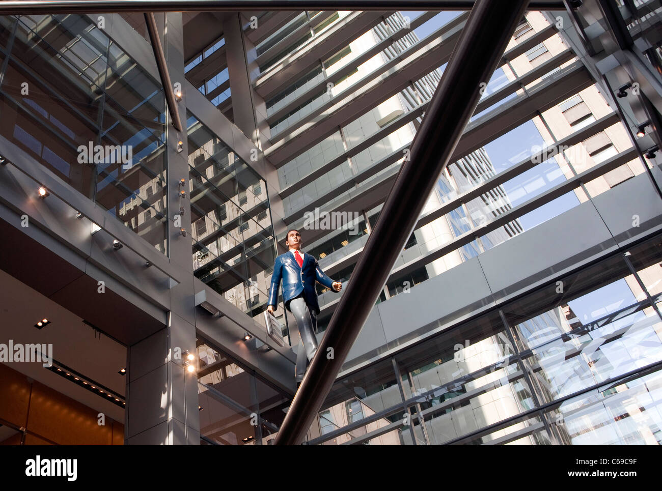 A view of the lobby of the Comcast Center in Philadelphia, Pennsylvania ...