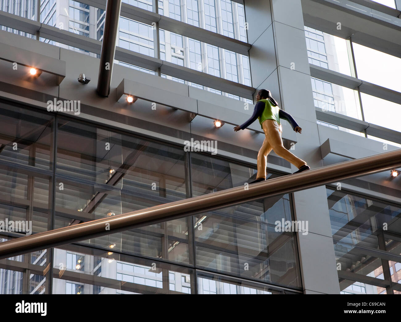 A view of the lobby of the Comcast Center in Philadelphia, Pennsylvania ...