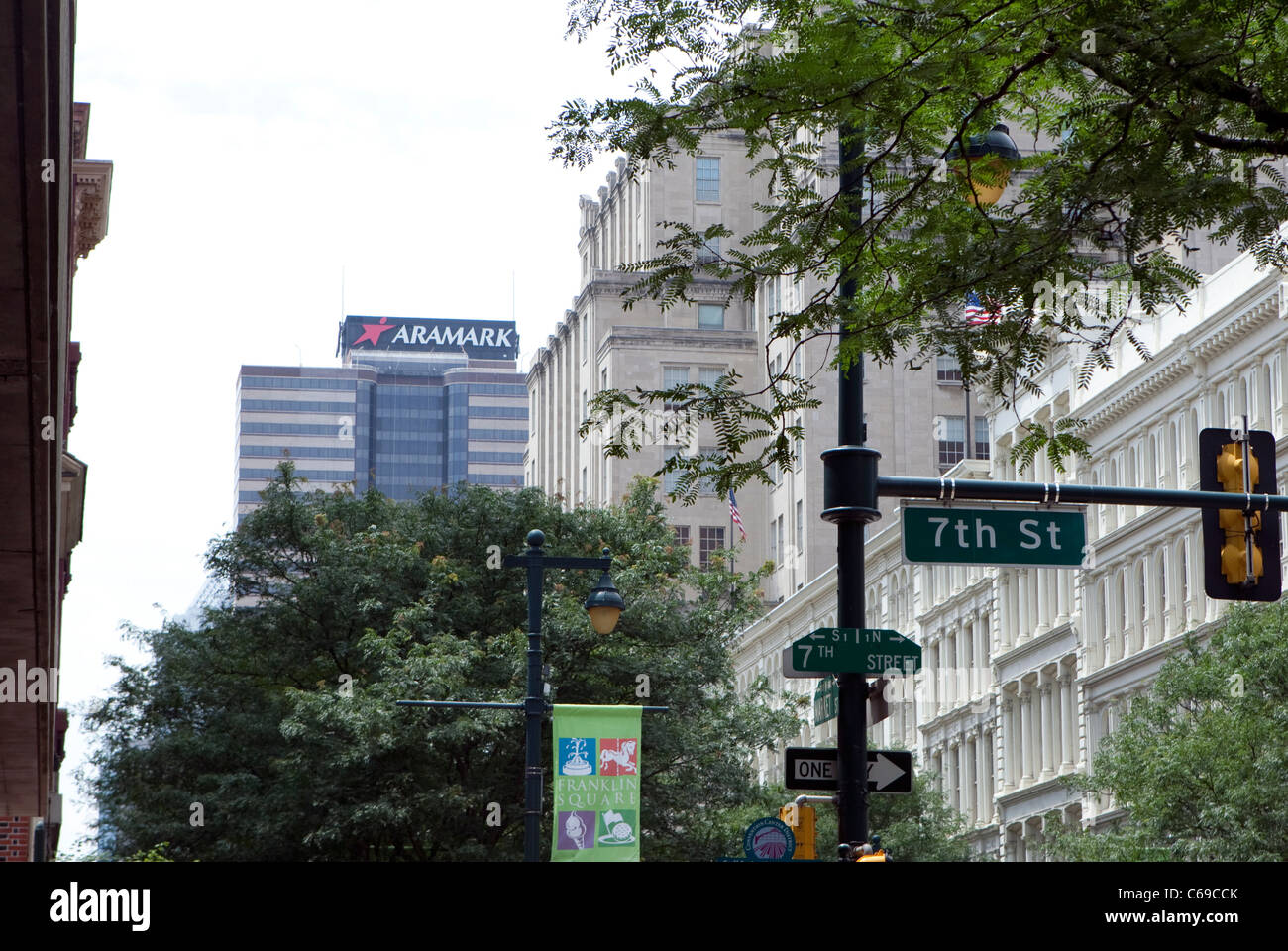 A view of the Aramark headquarters in Philadephia, Pennslyvania Stock ...