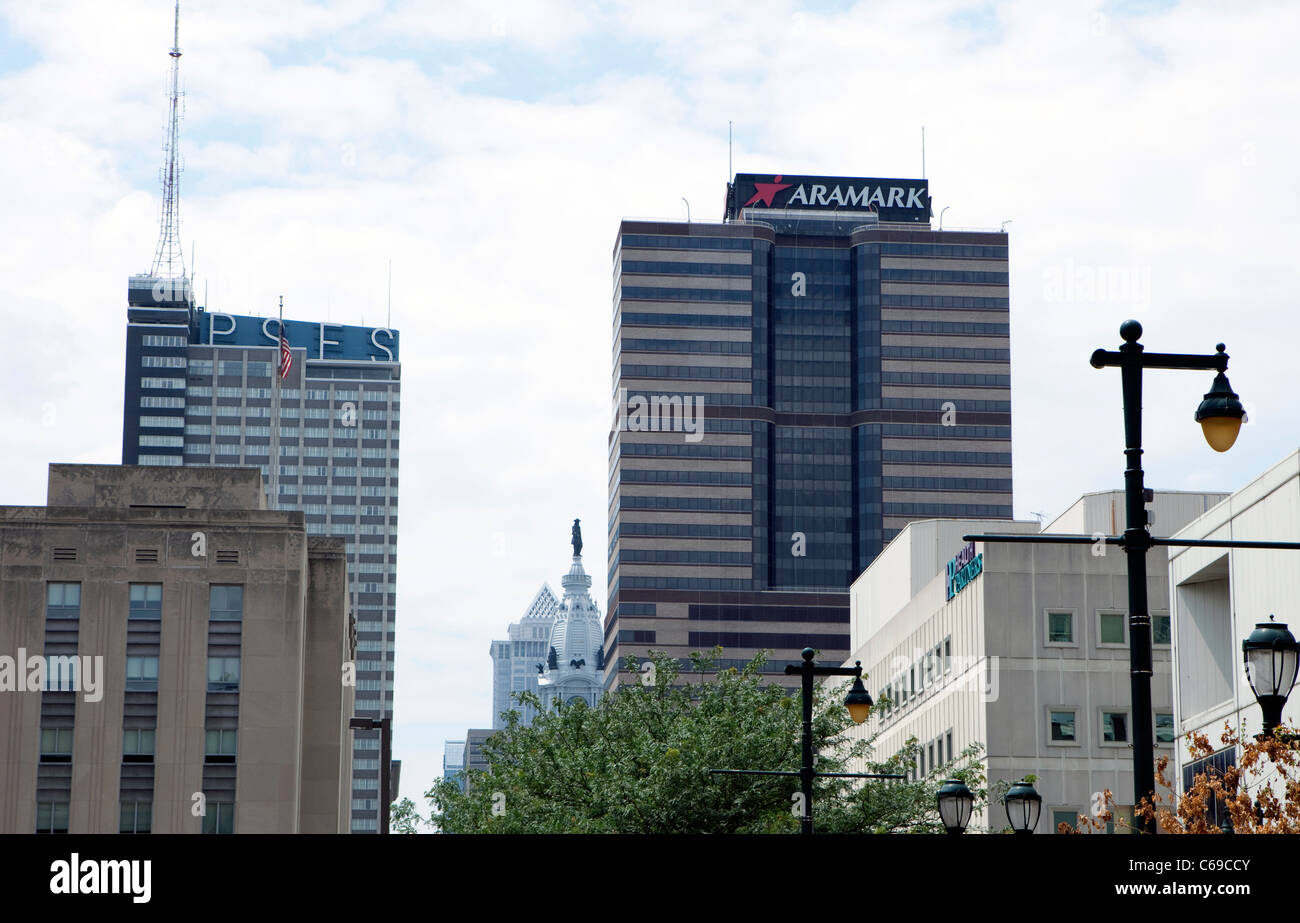 A view of the Aramark headquarters in Philadephia, Pennslyvania Stock ...