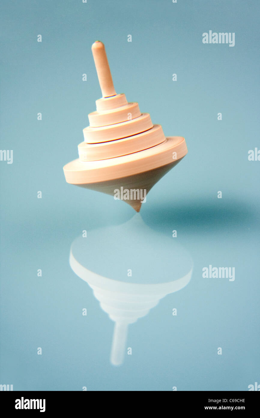 Spin Top Toy Stock Photo - Alamy