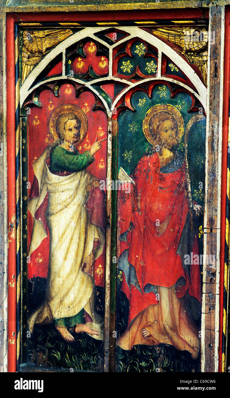 Castle Acre, Norfolk. Rood screen, St. Philip, St. James the Less ...