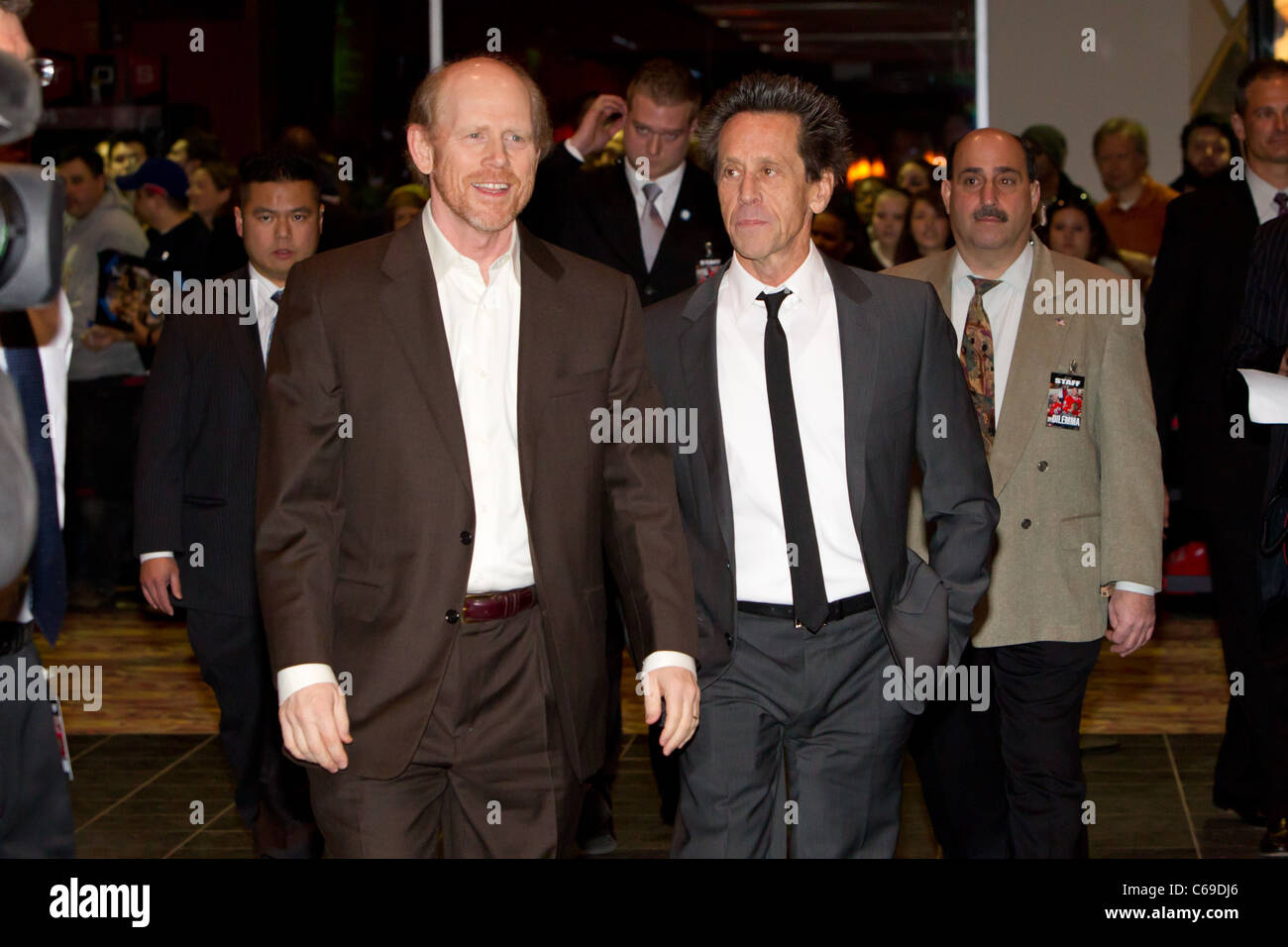 Ron Howard, Brian Grazer at arrivals for THE DILEMMA Premiere, AMC ...