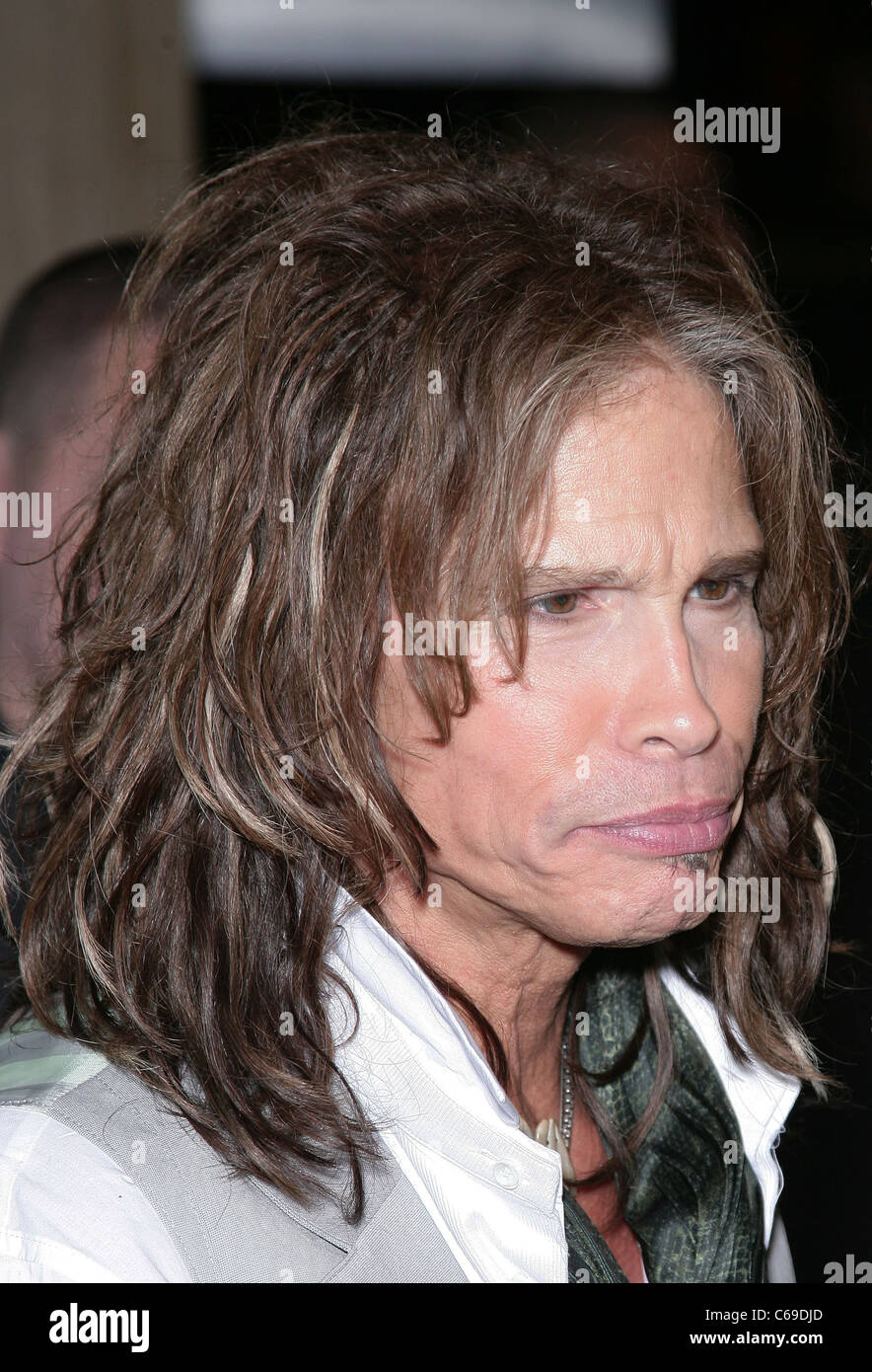 Steven Tyler at a public appearance for Steven Tyler Hosts Aerosmith ...