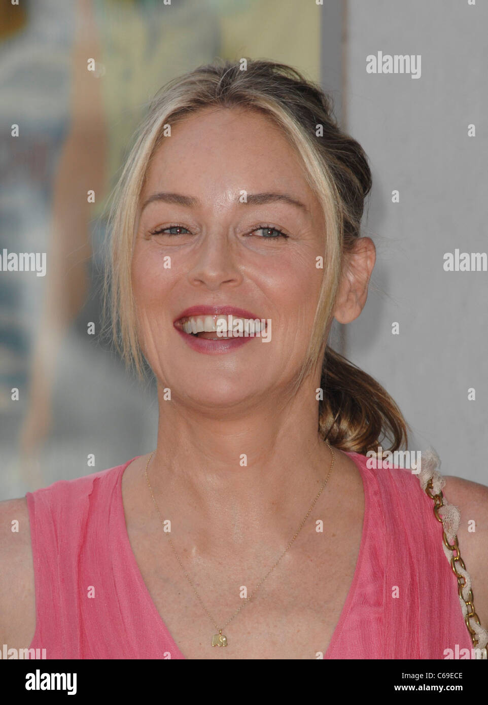 Sharon Stone at the induction ceremony for Star on the Hollywood Walk ...