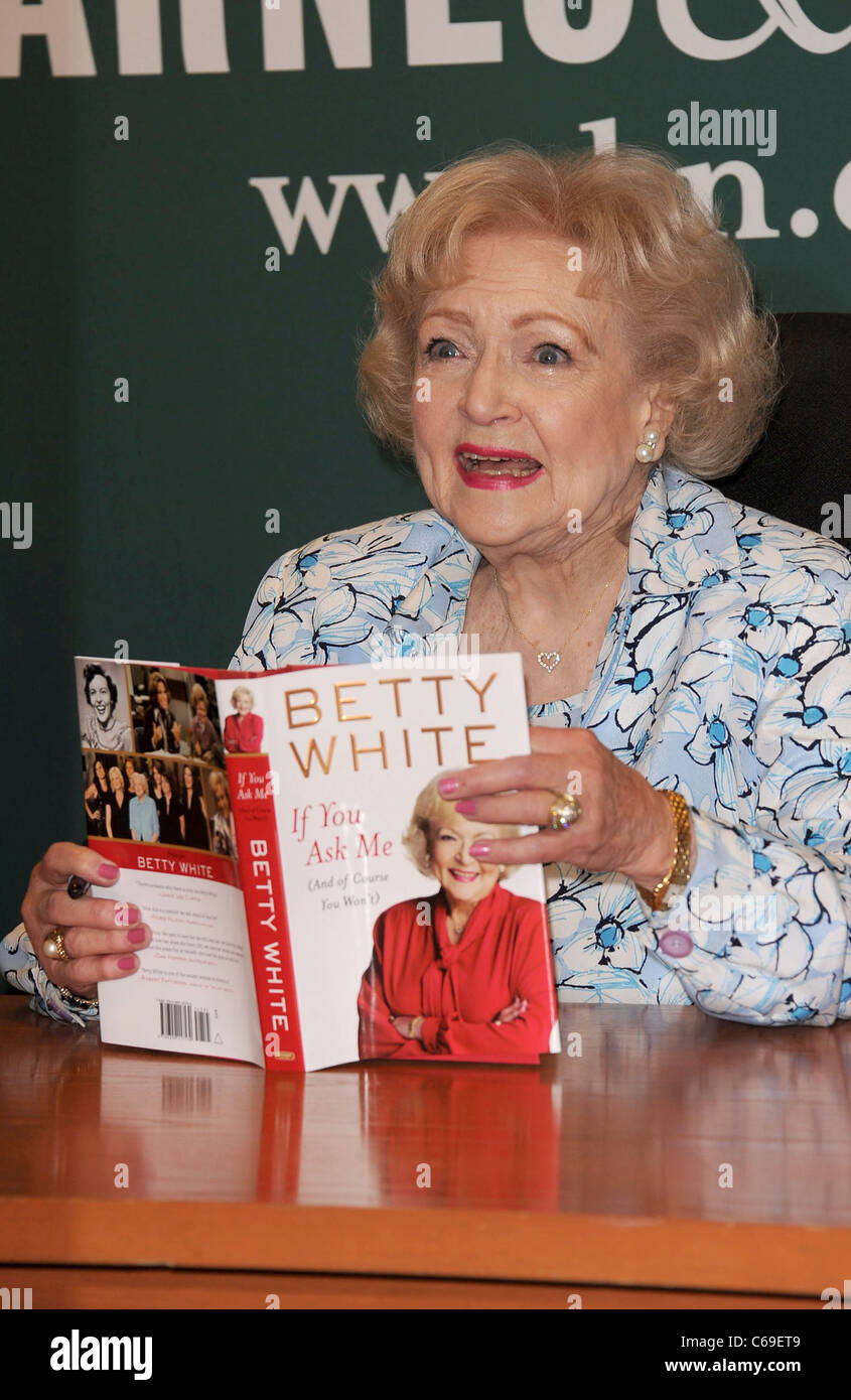 Betty White at in-store appearance for Betty White Book Signing for IF ...