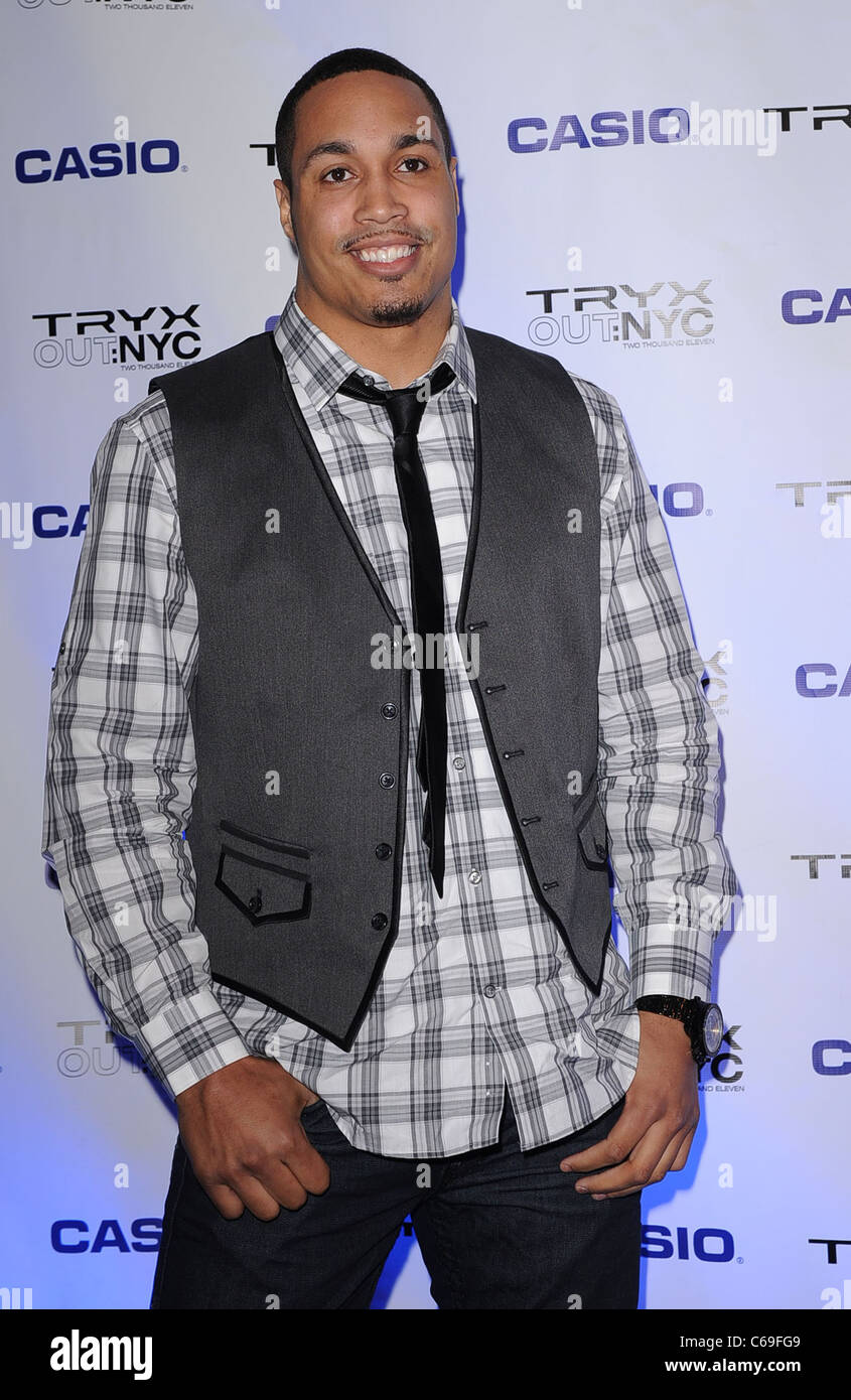Travis Beckum in attendance for Casio Tryx Camera Launch, Best Buy ...