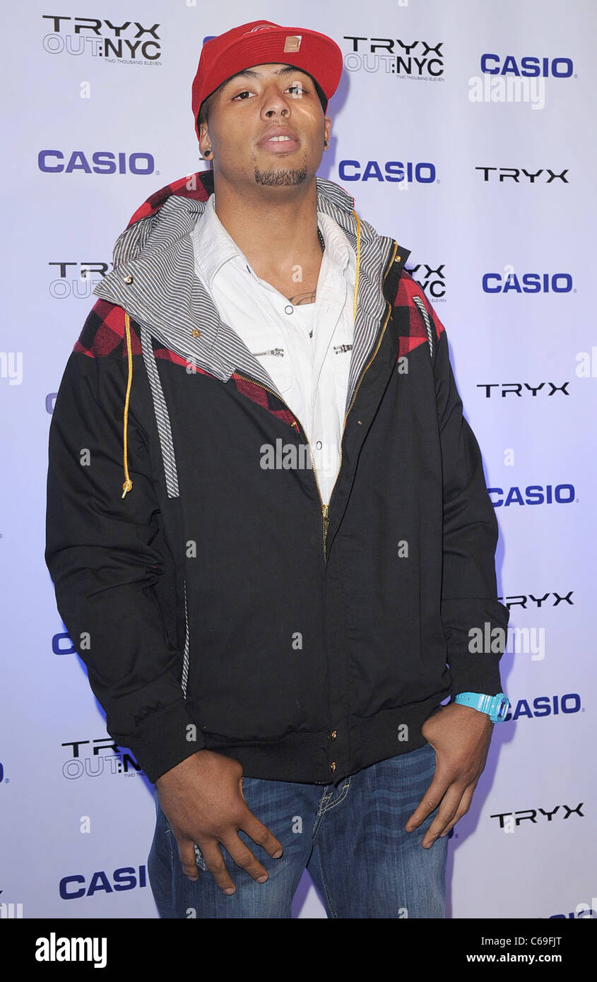Andrew Quarless in attendance for Casio Tryx Camera Launch, Best Buy ...