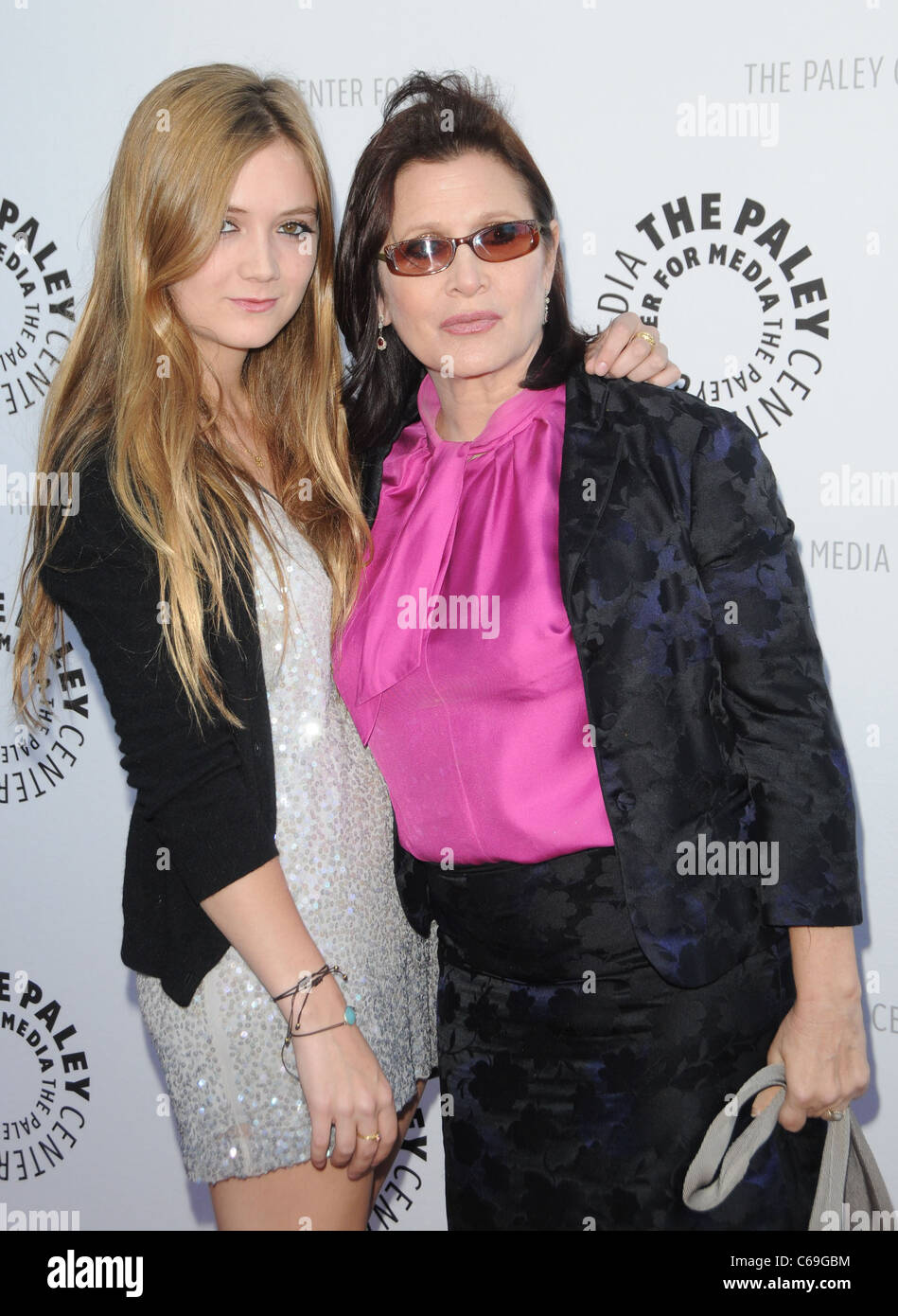 Billie Lourd, Carrie Fisher at arrivals for Paley Center & TCM Present ...