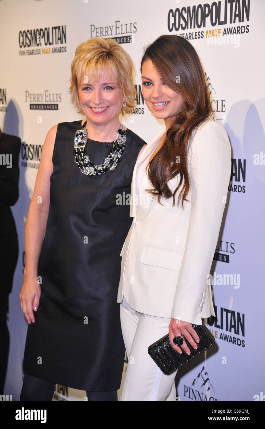 Kate White, Mila Kunis at arrivals for COSMOPOLITAN Fun Fearless Males ...