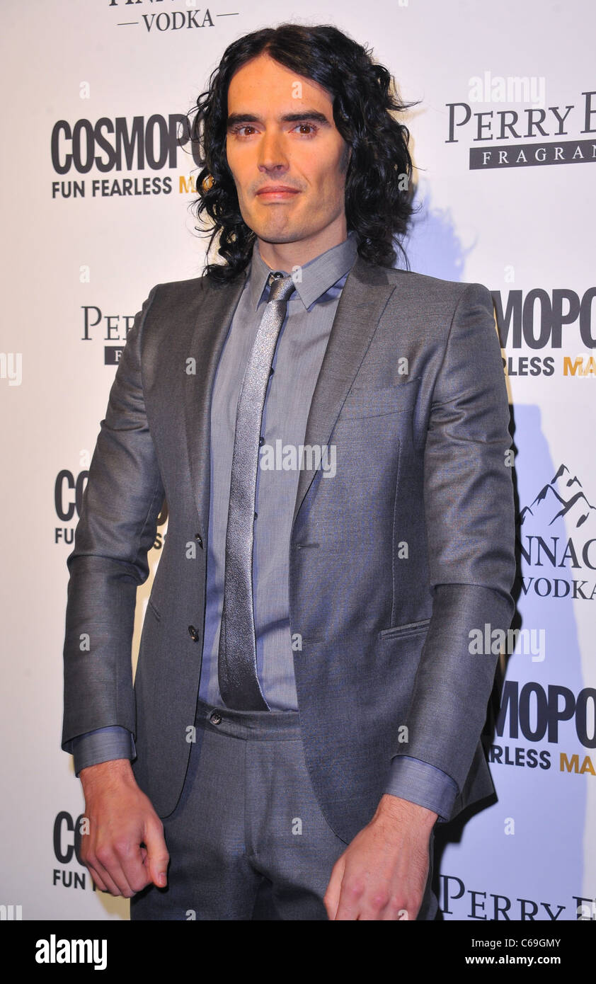 Russell Brand at arrivals for COSMOPOLITAN Fun Fearless Males of 2011 ...