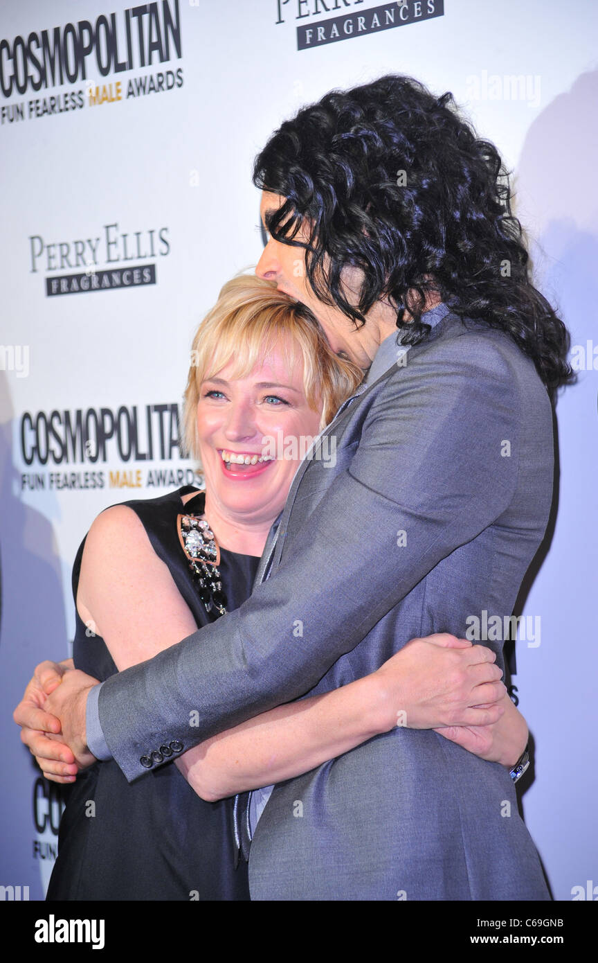 Kate White, Russell Brand at arrivals for COSMOPOLITAN Fun Fearless ...