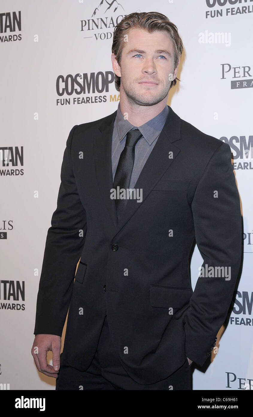 Chris Hemsworth at arrivals for COSMOPOLITAN Fun Fearless Males of 2011 ...