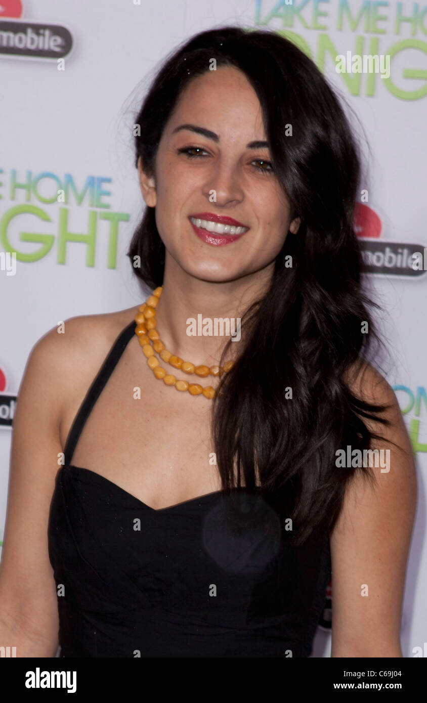 Brooke Stone at arrivals for TAKE ME HOME TONIGHT Premiere, LA Live ...
