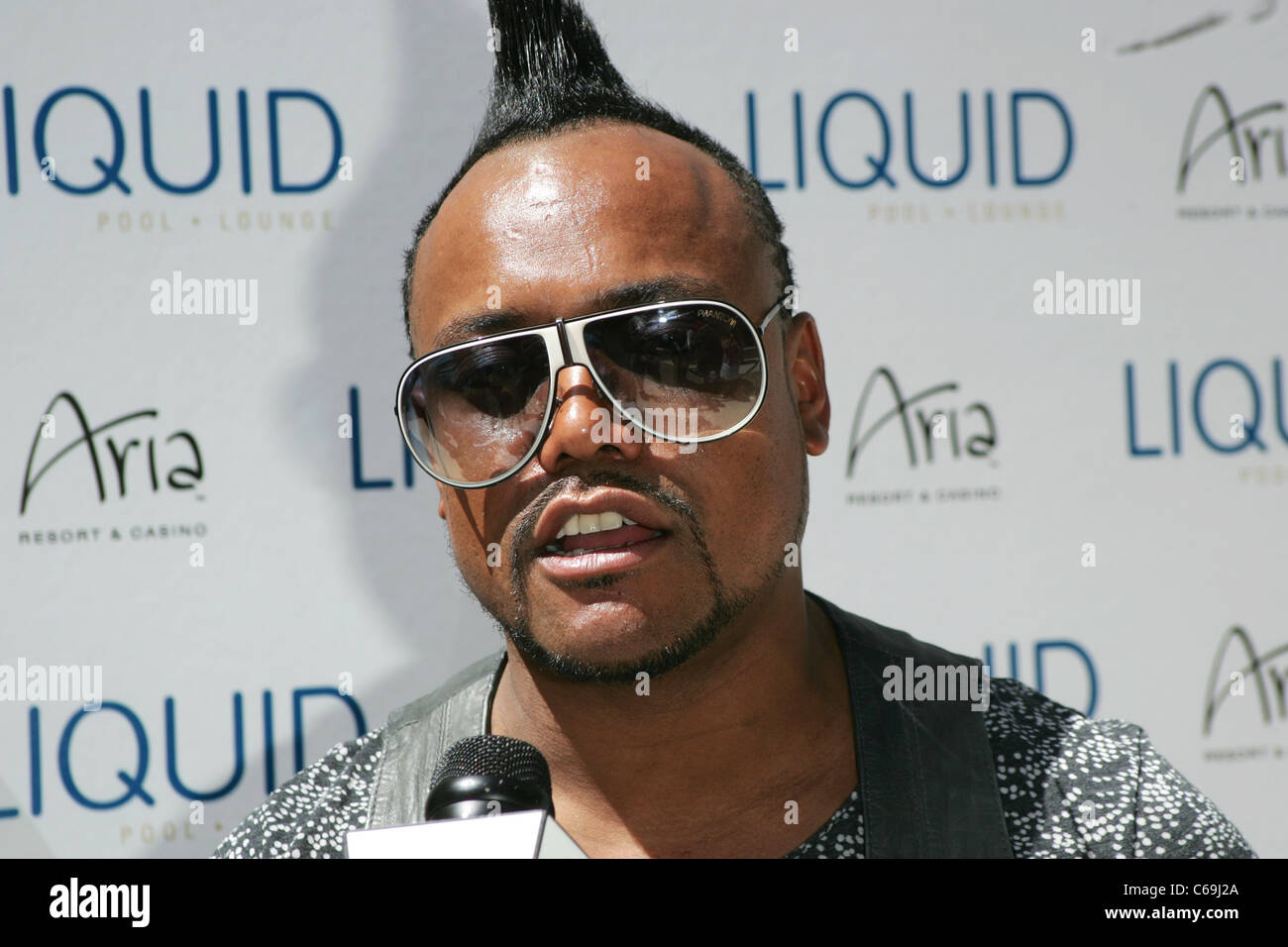Apl.de.ap in attendance for Apl.de.ap Performs at Liquid Pool Lounge ...