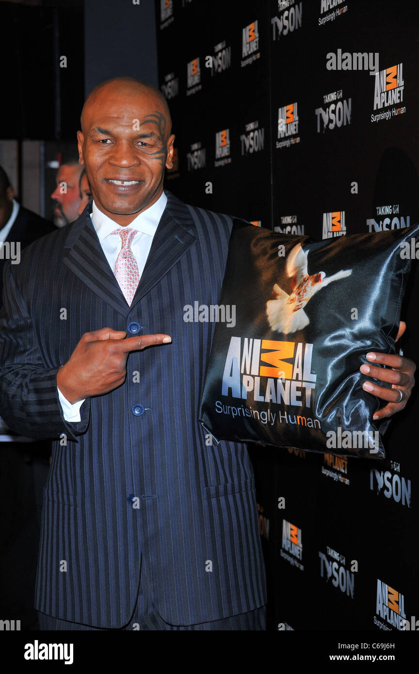 Mike Tyson at arrivals for TAKING ON TYSON Series Premiere on Animal ...