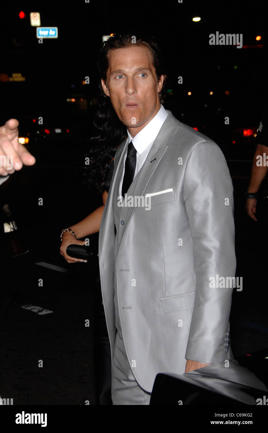 Matthew McConaughey at arrivals for THE LINCOLN LAWYER Premiere ...