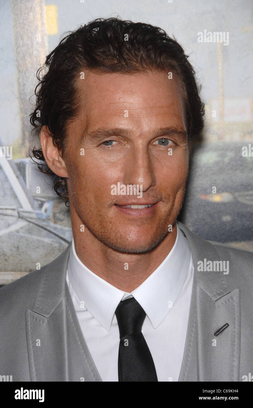Matthew McConaughey at arrivals for THE LINCOLN LAWYER Premiere ...