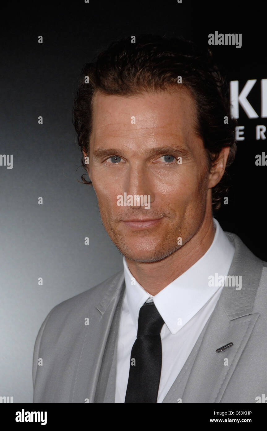 Matthew McConaughey at arrivals for THE LINCOLN LAWYER Premiere ...