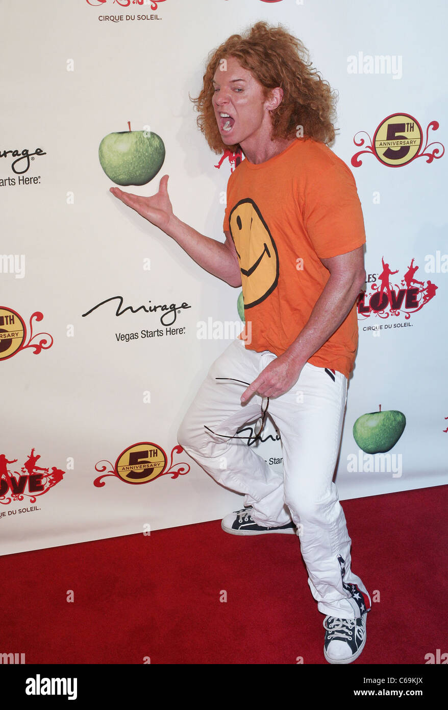 Carrot Top in attendance for The Beatles LOVE by Cirque du Soleil Fifth ...