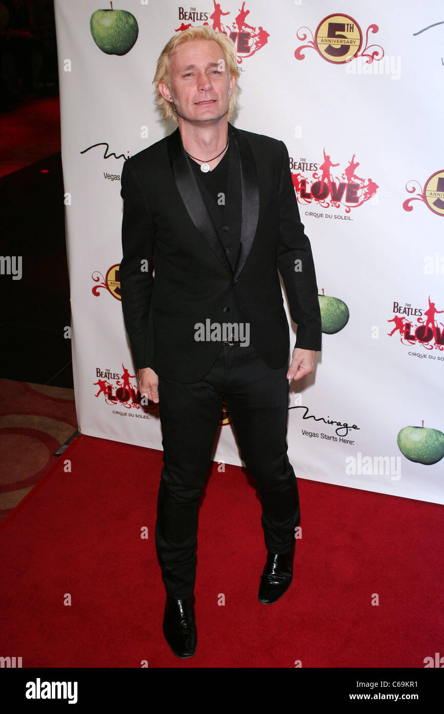 Mike Dirnt of Green Day in attendance for The Beatles LOVE by Cirque du ...