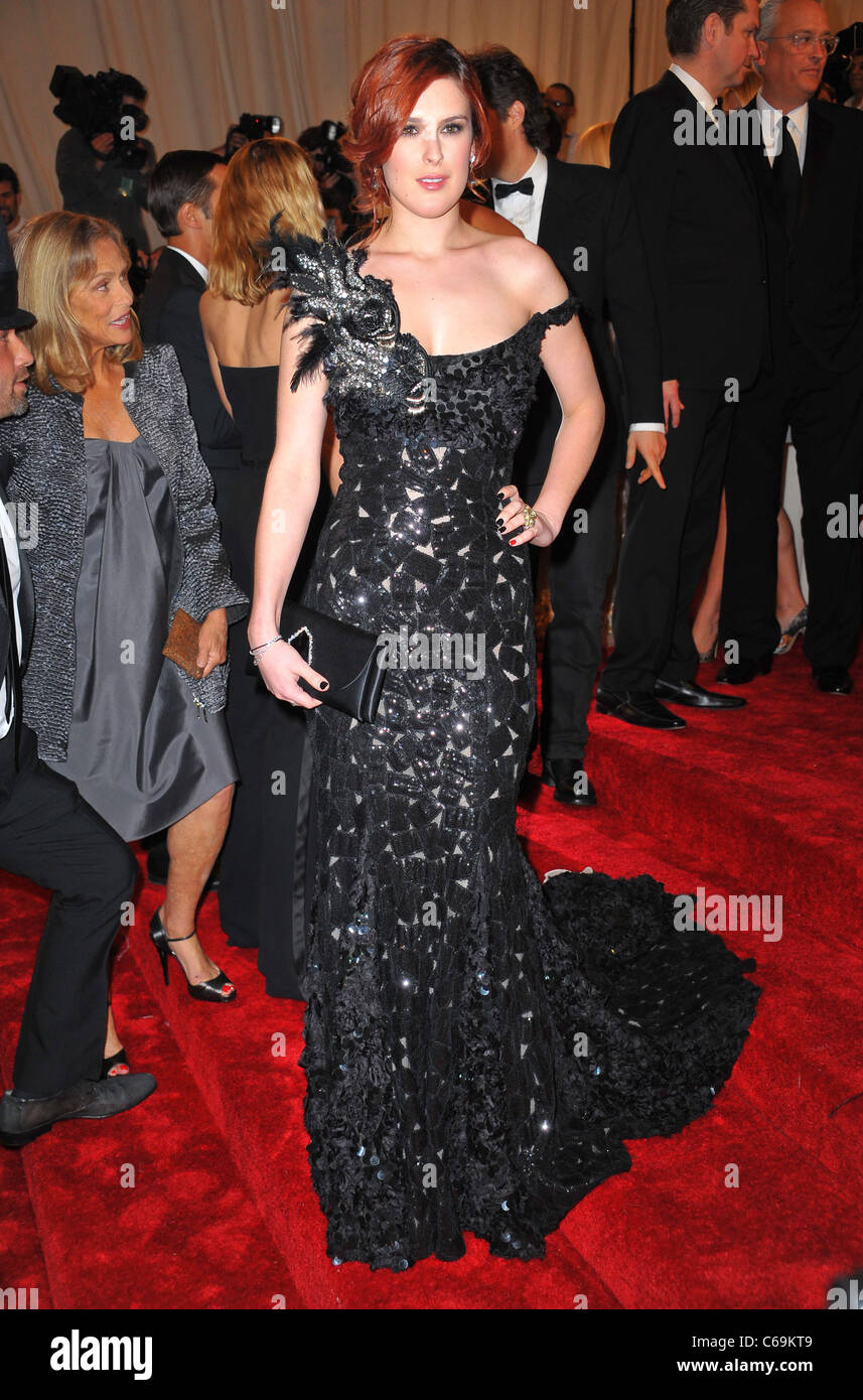 Rumer Willis (wearing a dress by Badgley Mischka) at arrivals for ...