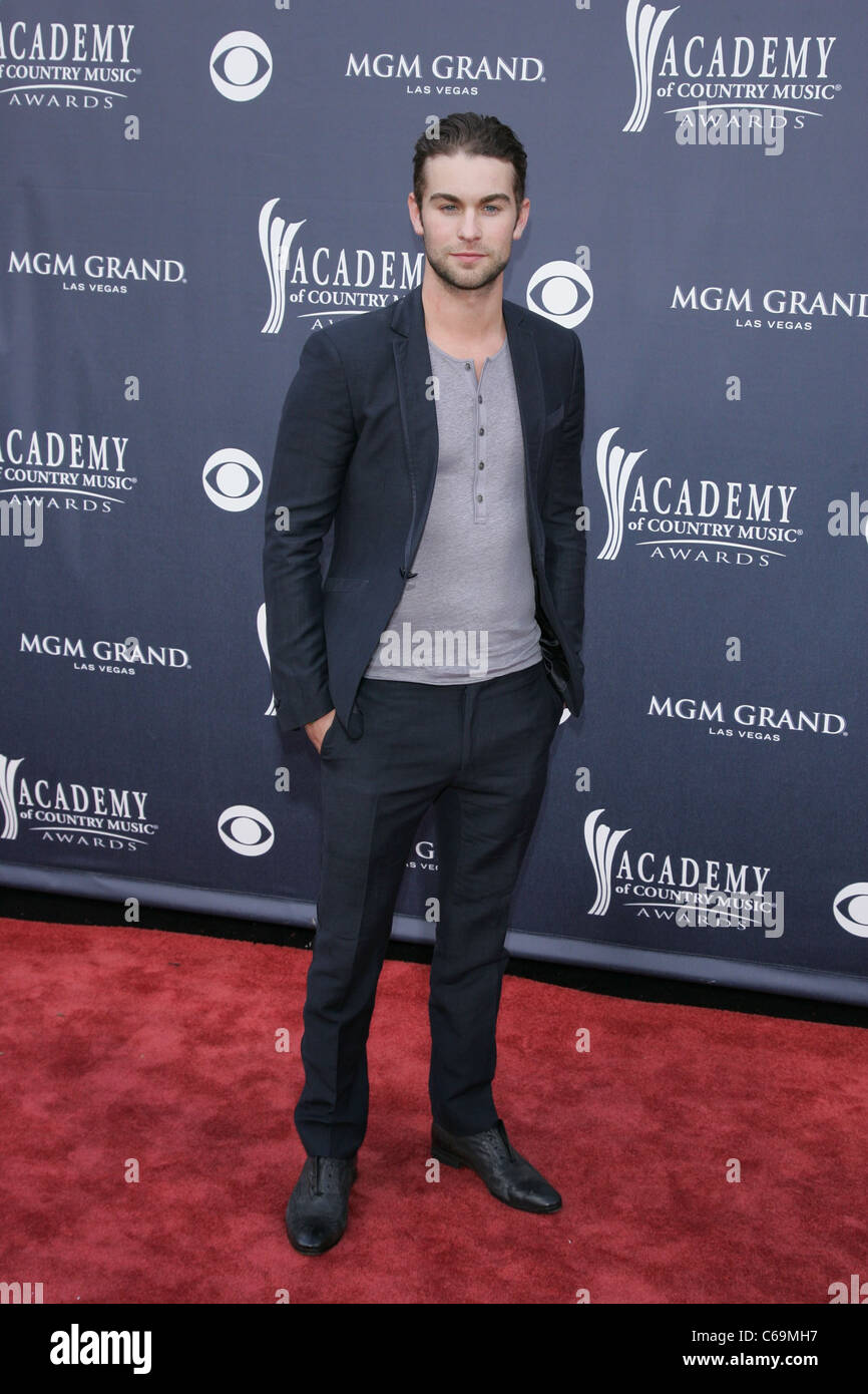 Chace Crawford at arrivals for Academy of Country Music ACM Awards 2011 ...