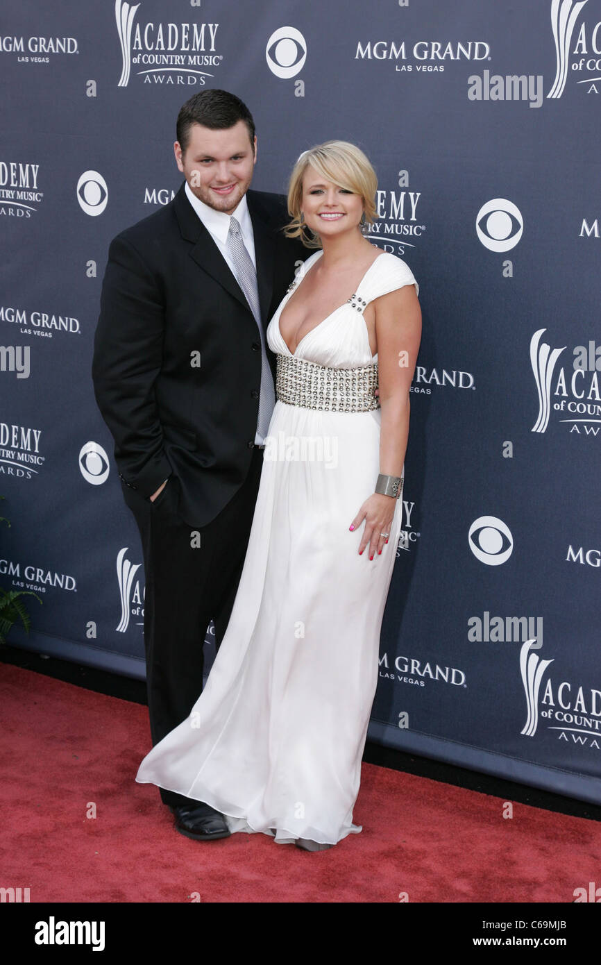 Luke Lambert, Miranda Lambert at arrivals for Academy of Country Music ...