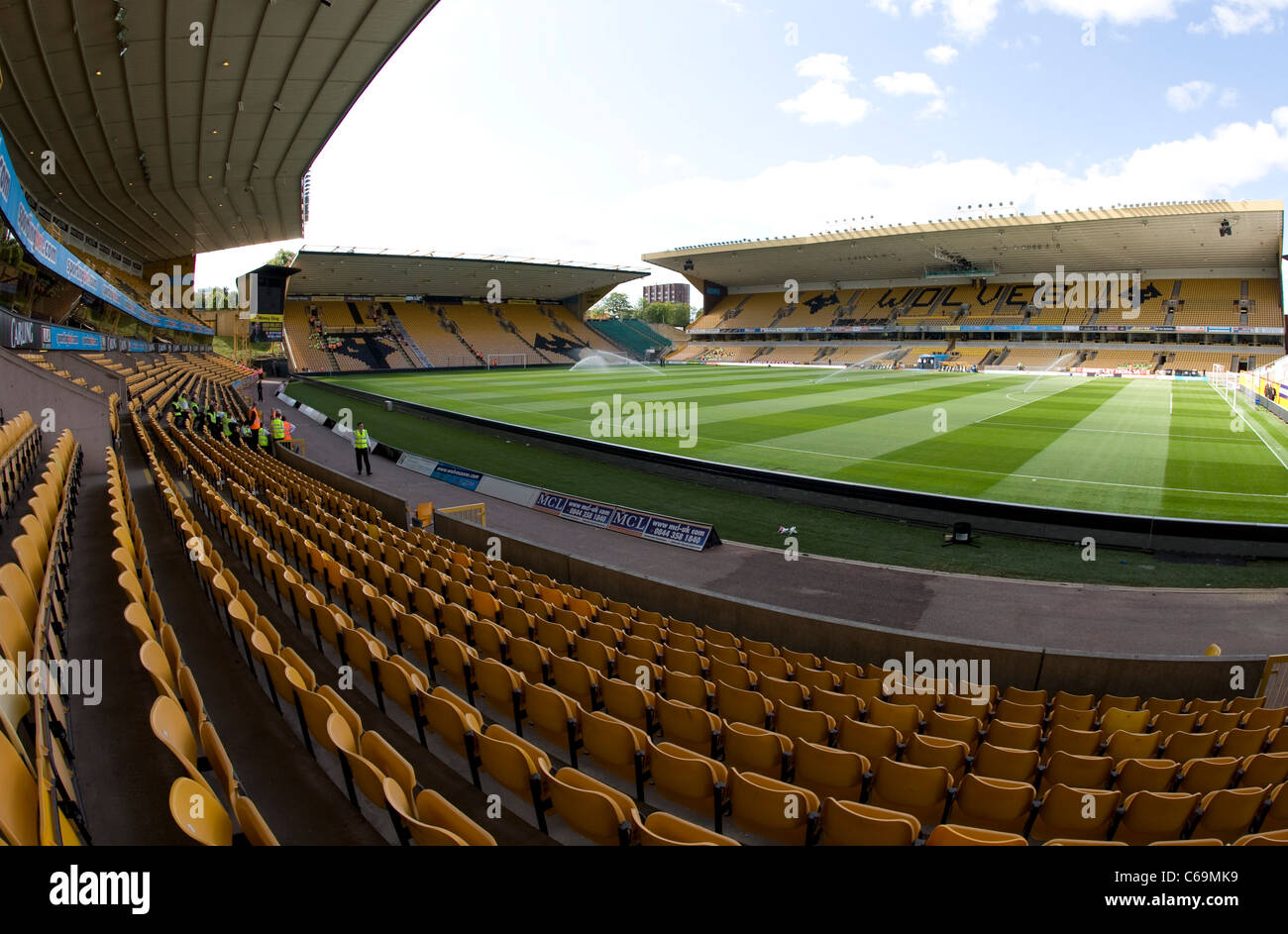 Molineux Stadium, home to Wolverhampton Wanderers Football Club Stock ...