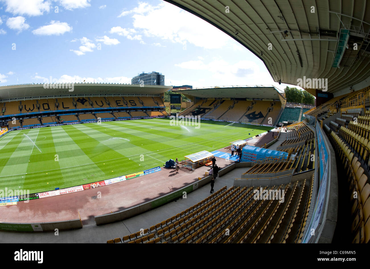 Molineux Stadium, home to Wolverhampton Wanderers Football Club Stock ...