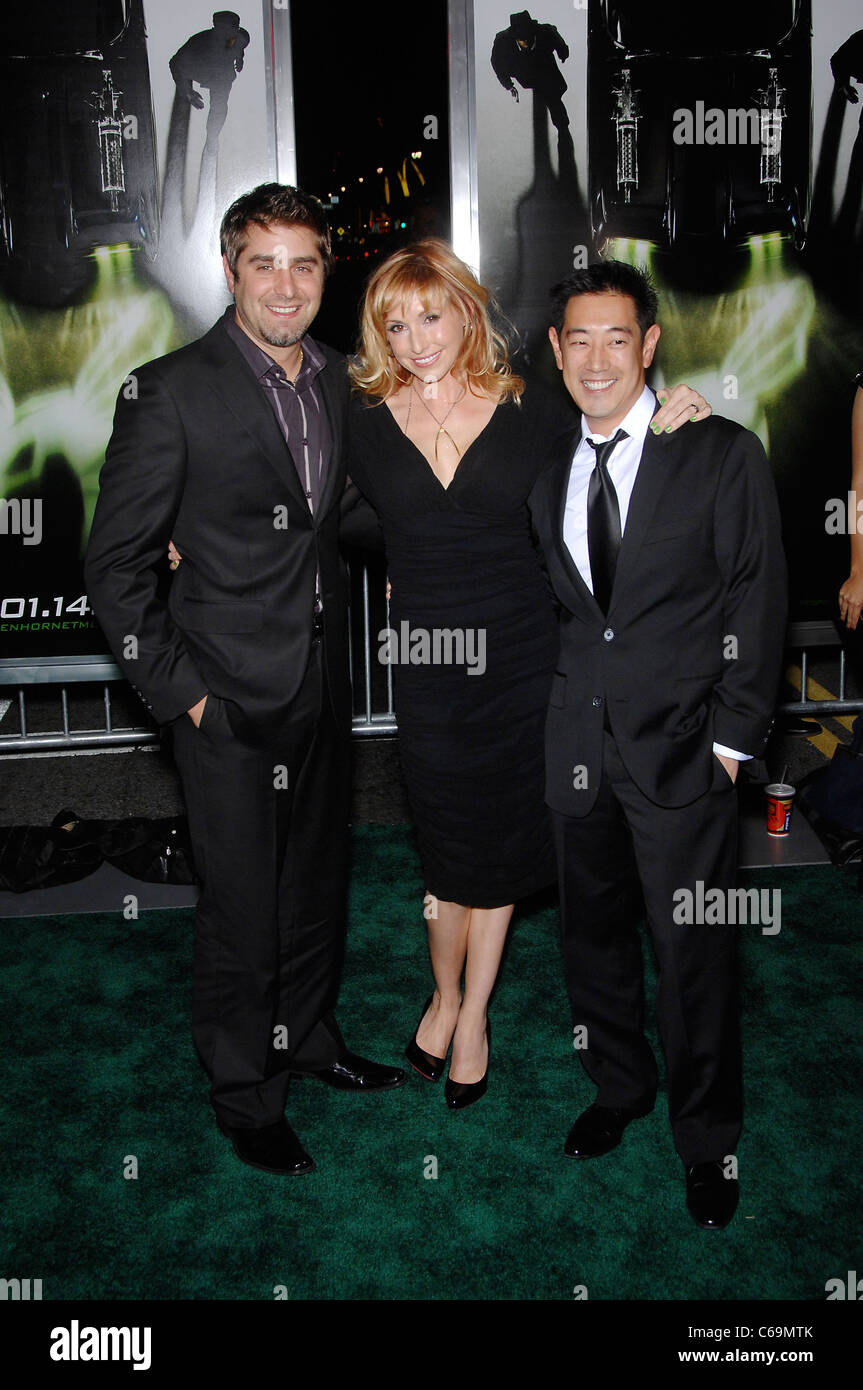 Tory Belleci, Kari Byron, Grant Imahara at arrivals for THE GREEN ...