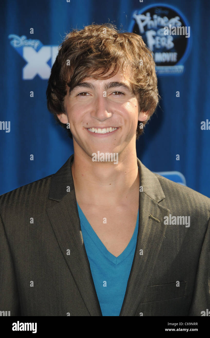 Vincent Martella at arrivals for PHINEAS AND FERB: ACROSS THE 2nd ...