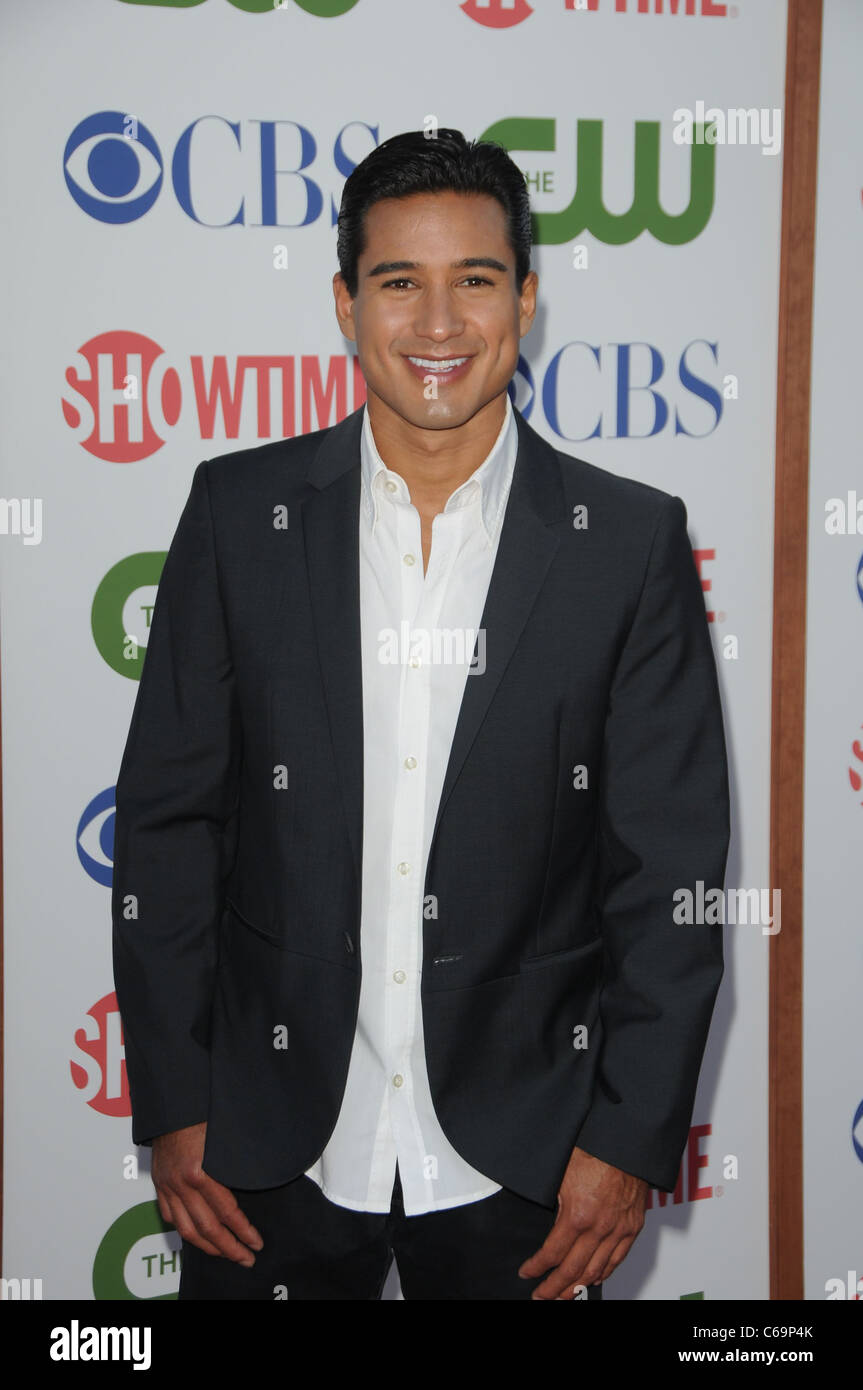 Mario Lopez at arrivals for CBS, The CW and Showtime Summer 2011 TCA ...