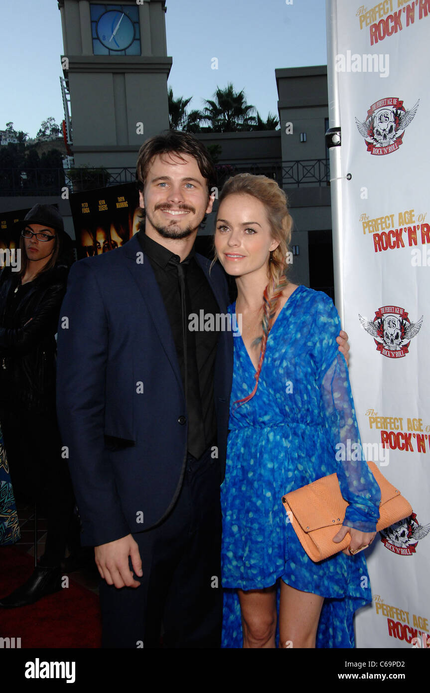 Jason Ritter, Taryn Manning at arrivals for THE PERFECT AGE OF ROCK ‘N ...