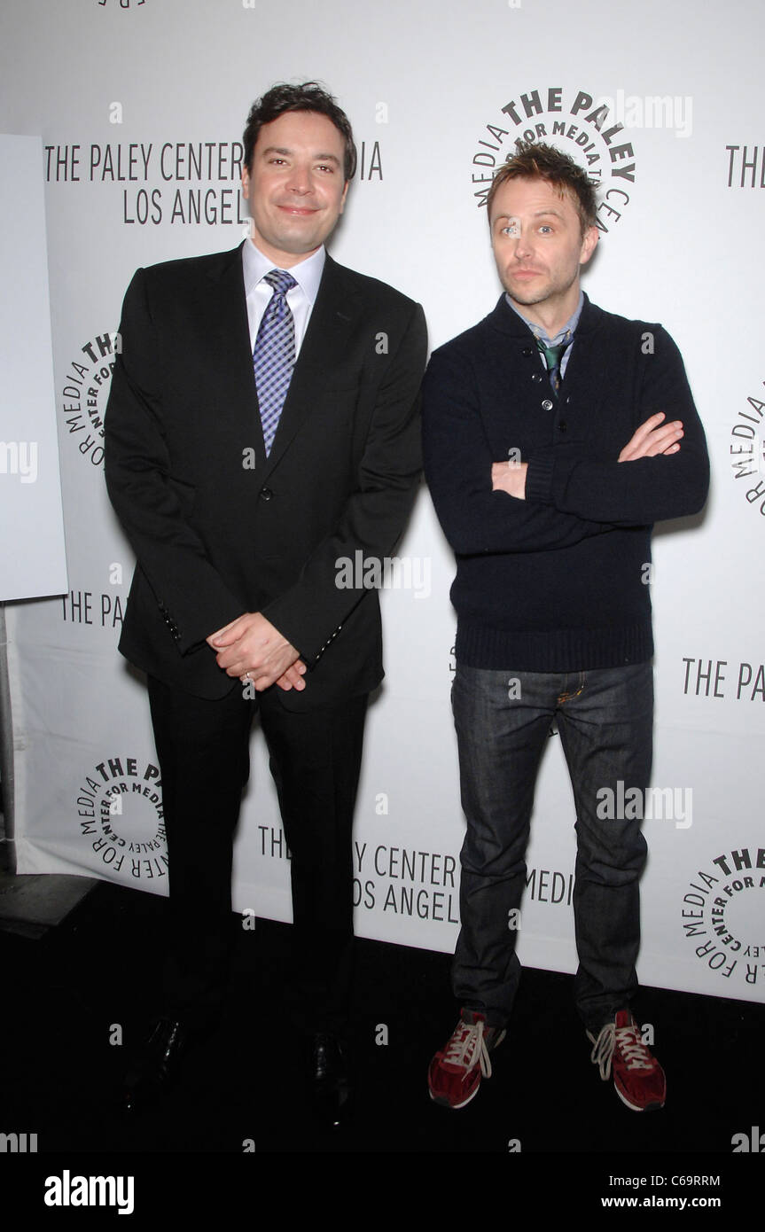Jimmy Fallon, Chris Hardwick at a public appearance for An Evening with ...