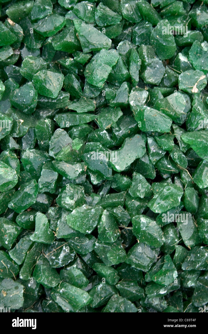 Green stone chips Stock Photo - Alamy
