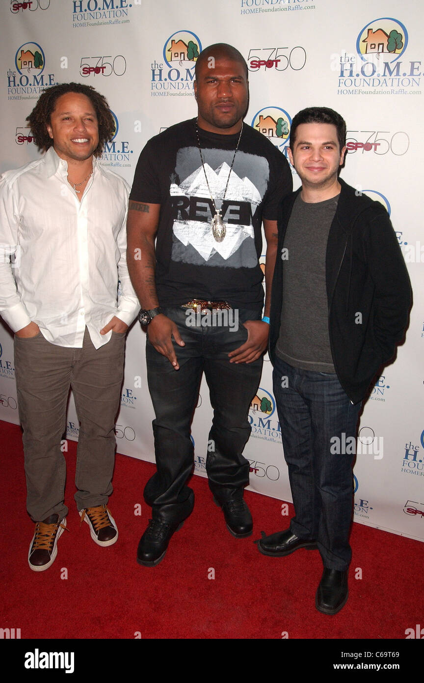 Cobi Jones, Quinton 'Rampage' Jackson, Samm Levine in attendance for ...