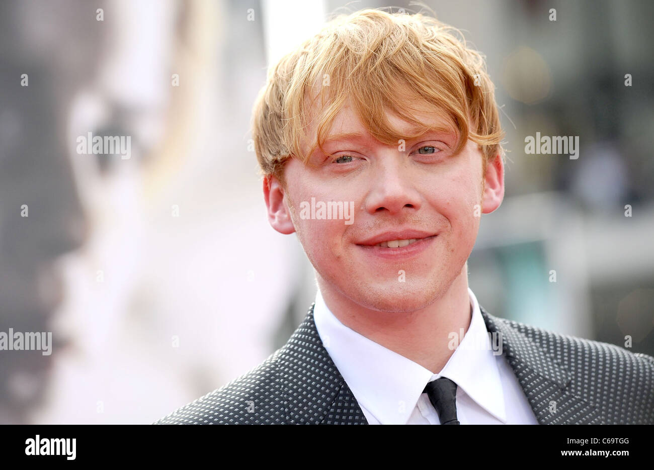 Rupert grint harry potter portrait hi-res stock photography and images ...