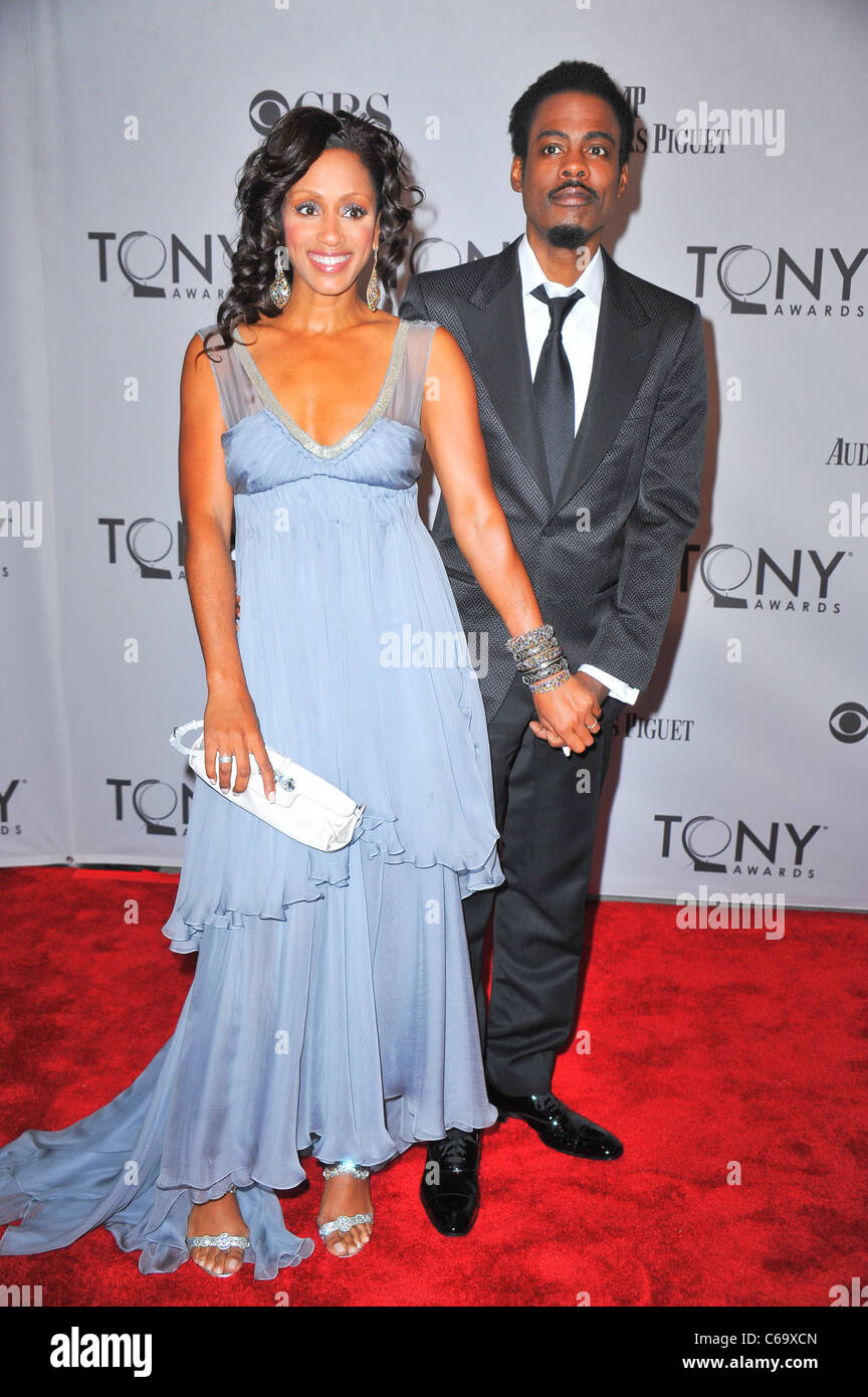 Malaak Compton-Rock, Chris Rock at arrivals for American Theatre Wing's ...