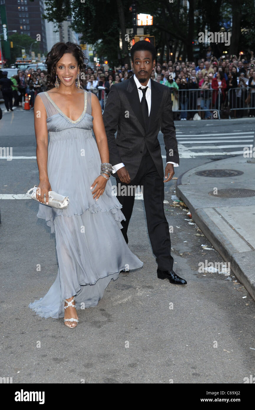Malaak Compton-Rock, Chris Rock at arrivals for American Theatre Wing's ...